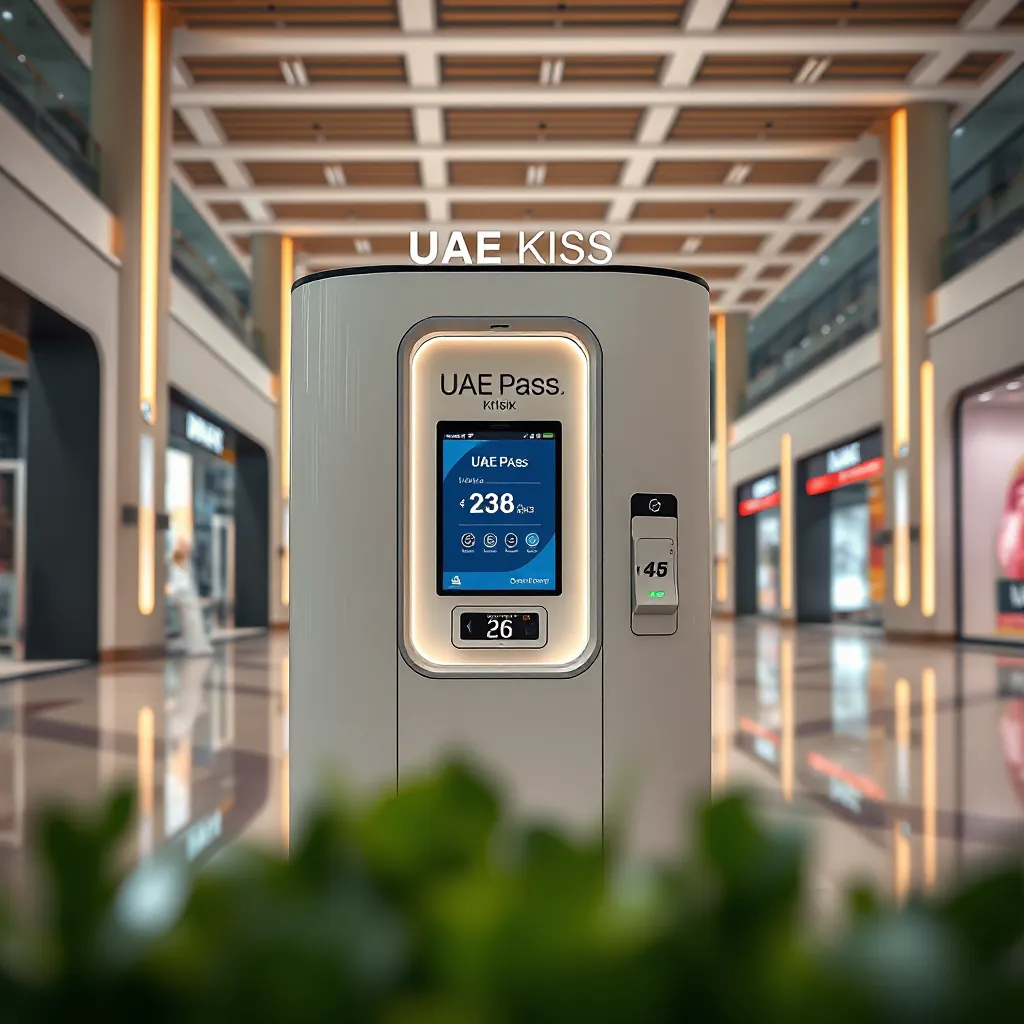 Discovering the UAE Pass Kiosk at Dubai Mall